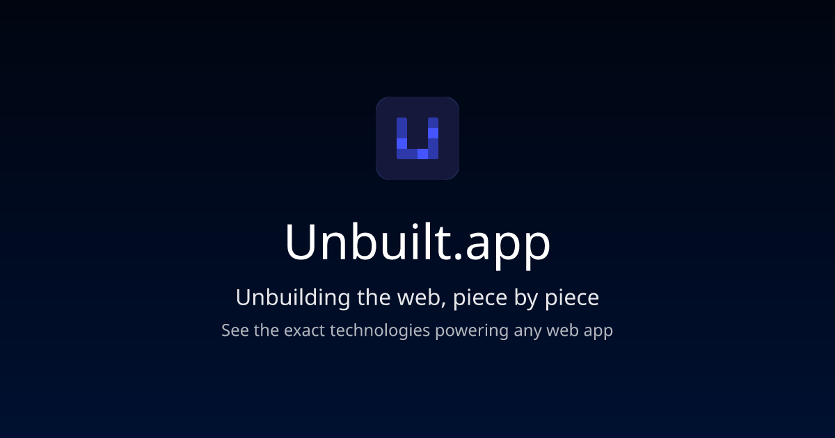 Unbuilt.app